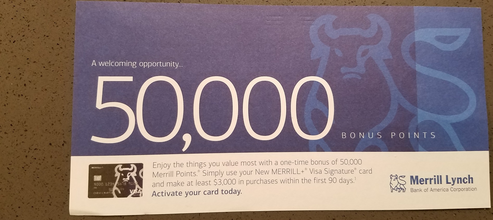 Anyone apply for the Merrill Lynch Visa with 50,00... - Page 3 - myFICO ...