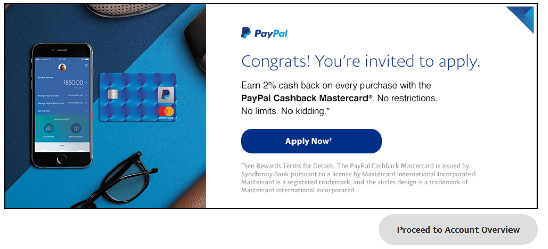 Invitation for Paypal Mastercard - myFICO® Forums - 5206014