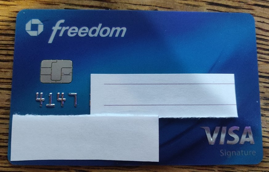 New Chase contactless Card. Along with the new Uni... - myFICO® Forums ...