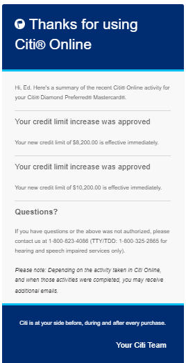 Citi CLI button SP over and over? help fast - Page 3 - myFICO® Forums ...