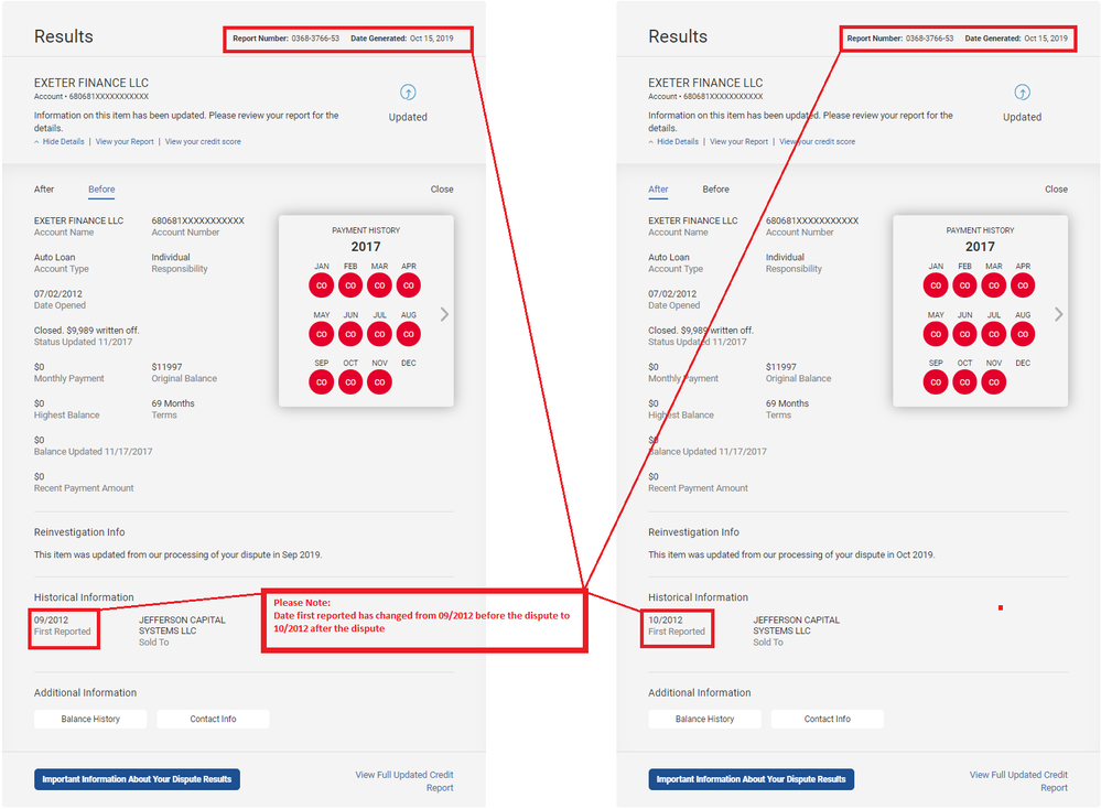 Experian Charge-Off First Date Reported Re-Age? - myFICO® Forums - 5776704