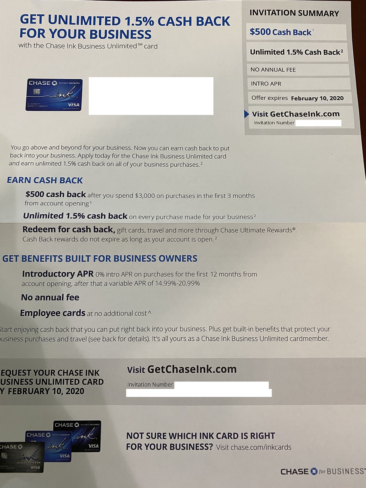 Chase Mailer Question - myFICO® Forums - 5849809