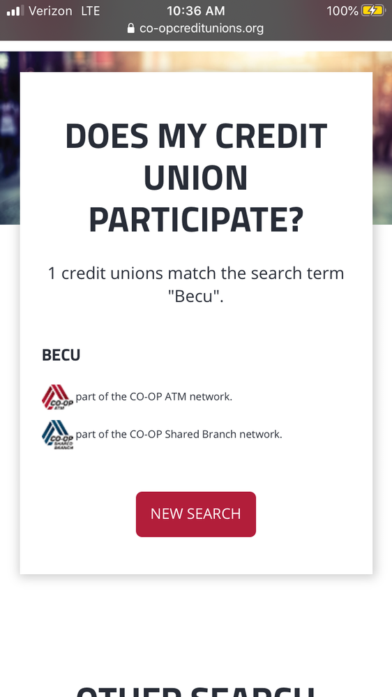 Anyone use BECU as main checking account? - myFICO® Forums - 5906388