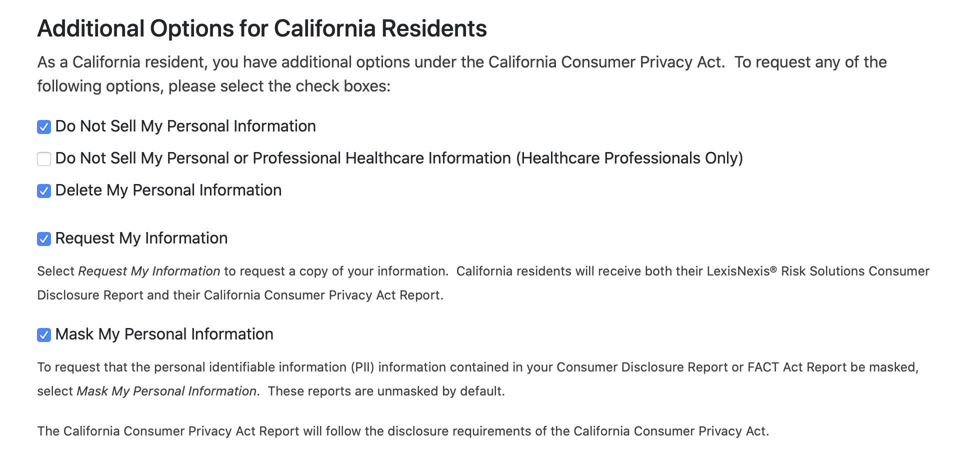 What is the FACT Act disclosure? Leia aqui: What does the FACT Act do ...