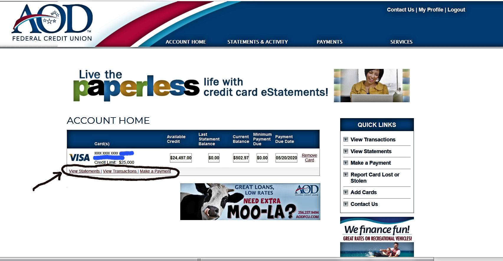 AOD CC Website / Mobile App - myFICO® Forums - 6010800