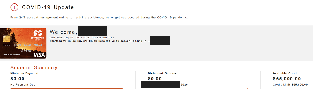 Max CL for Sportsman Guide Visa ??? - myFICO® Forums - 6091603