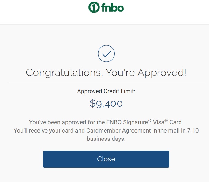 FNBO Visa Rewards Approval and PenFed approval - myFICO® Forums - 6165446