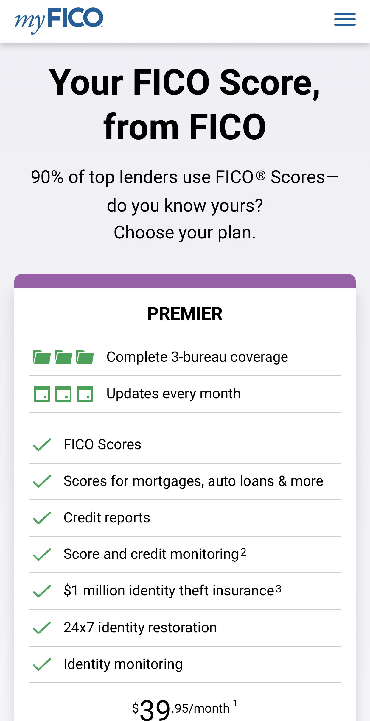 Does any have 2 MyFico Subscriptions to monitor 2 ... - myFICO® Forums ...