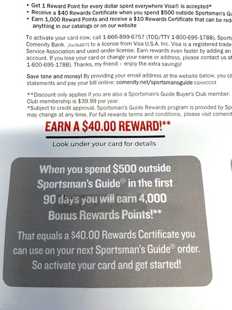 Sportsmans Guide SCT $2500 SL with a SP - Page 2 - myFICO® Forums - 6301984