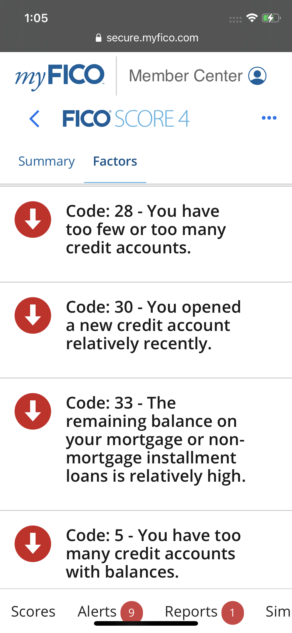 Reason code/statement concordance chart - myFICO® Forums - 6331723