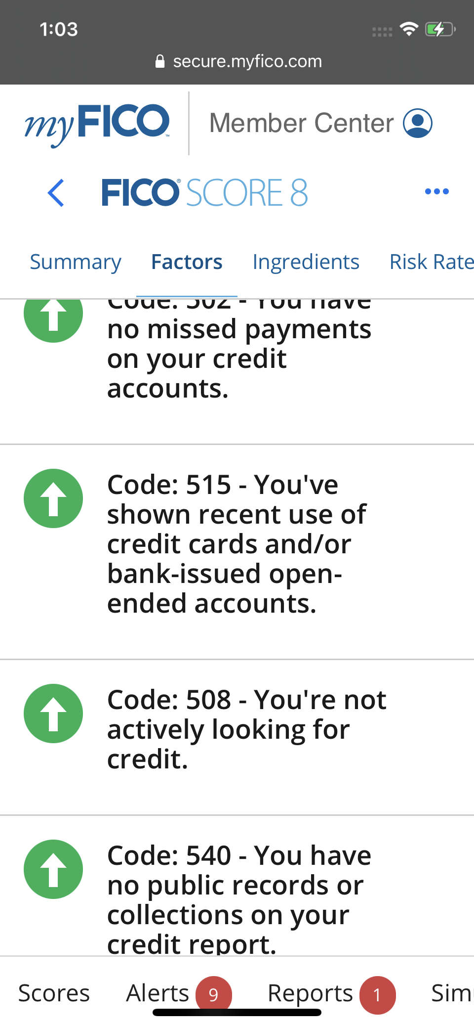Reason code/statement concordance chart - myFICO® Forums - 6331723