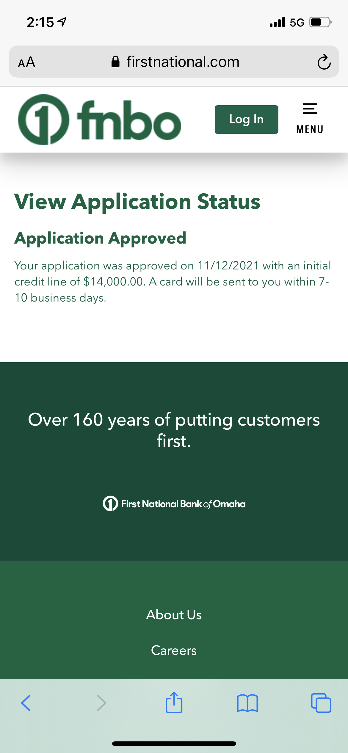FNBO second card approved after maxed first card - Page 2 - myFICO ...