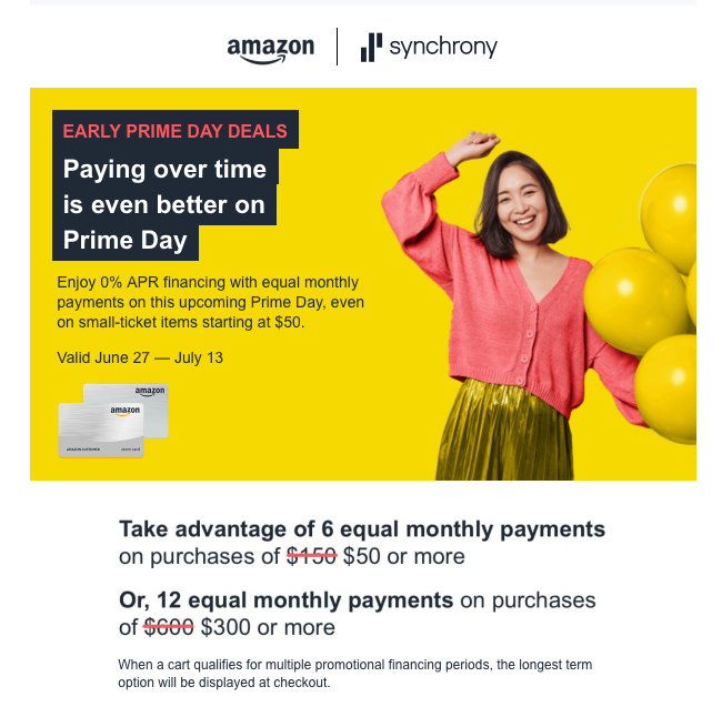 Amazon Store Card (Synchrony) offering financing s... - myFICO® Forums ...
