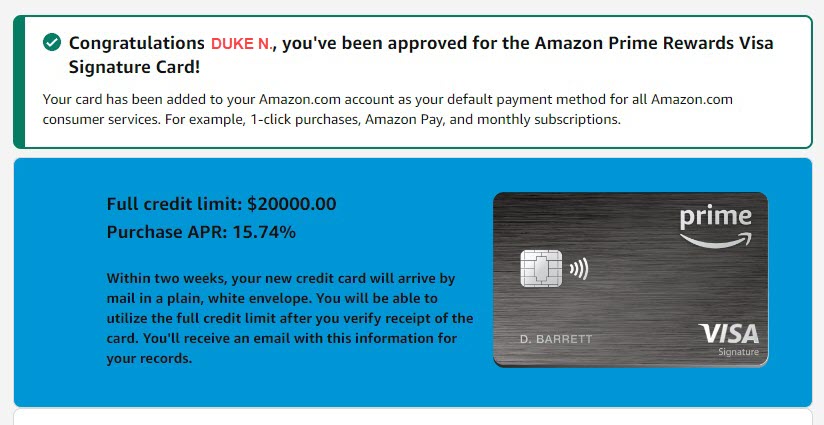 Chase Amazon $20k approval @ 9/24 and IIB ! - Page 3 - myFICO® Forums ...