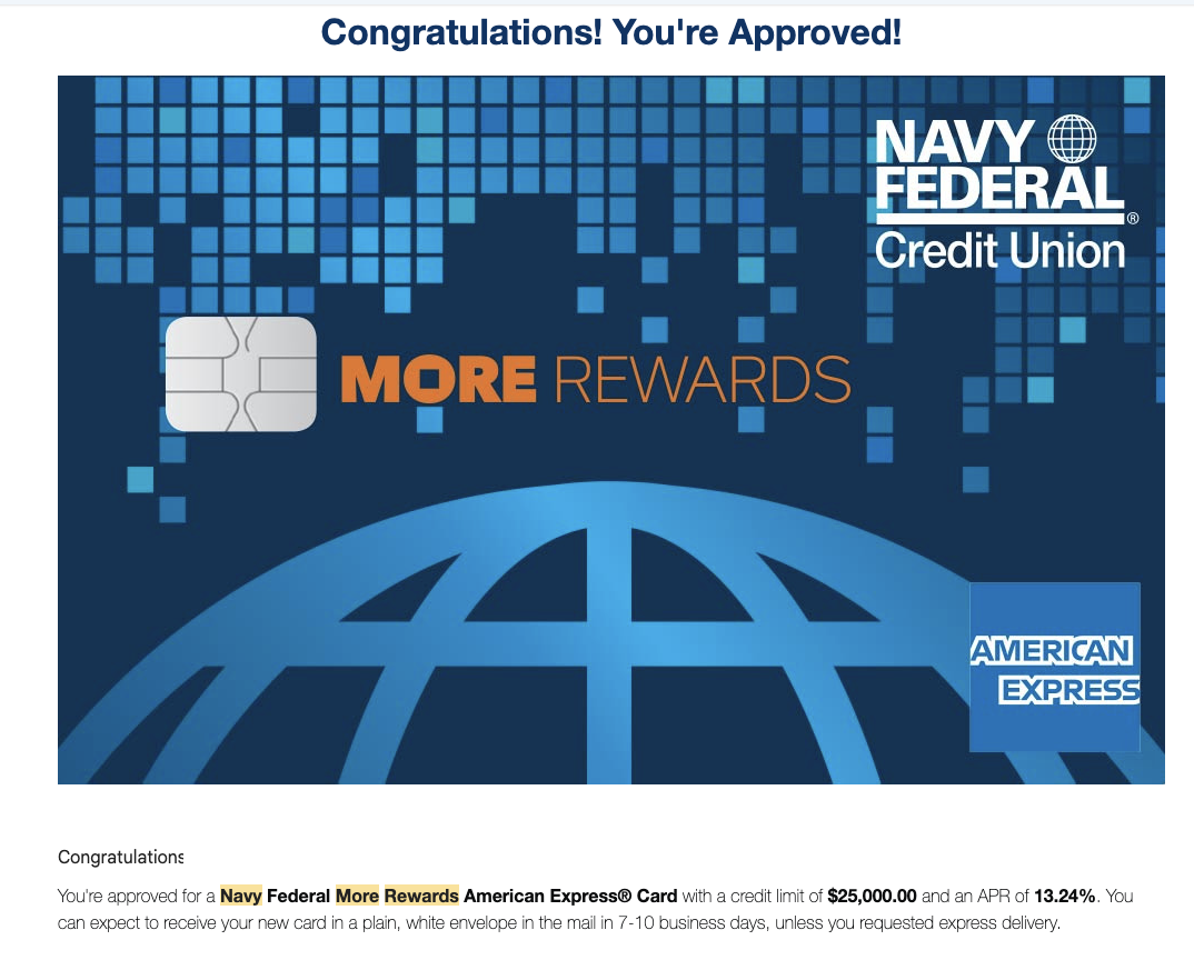 NFCU Credit Approval relationship datapoints... my... - myFICO® Forums ...