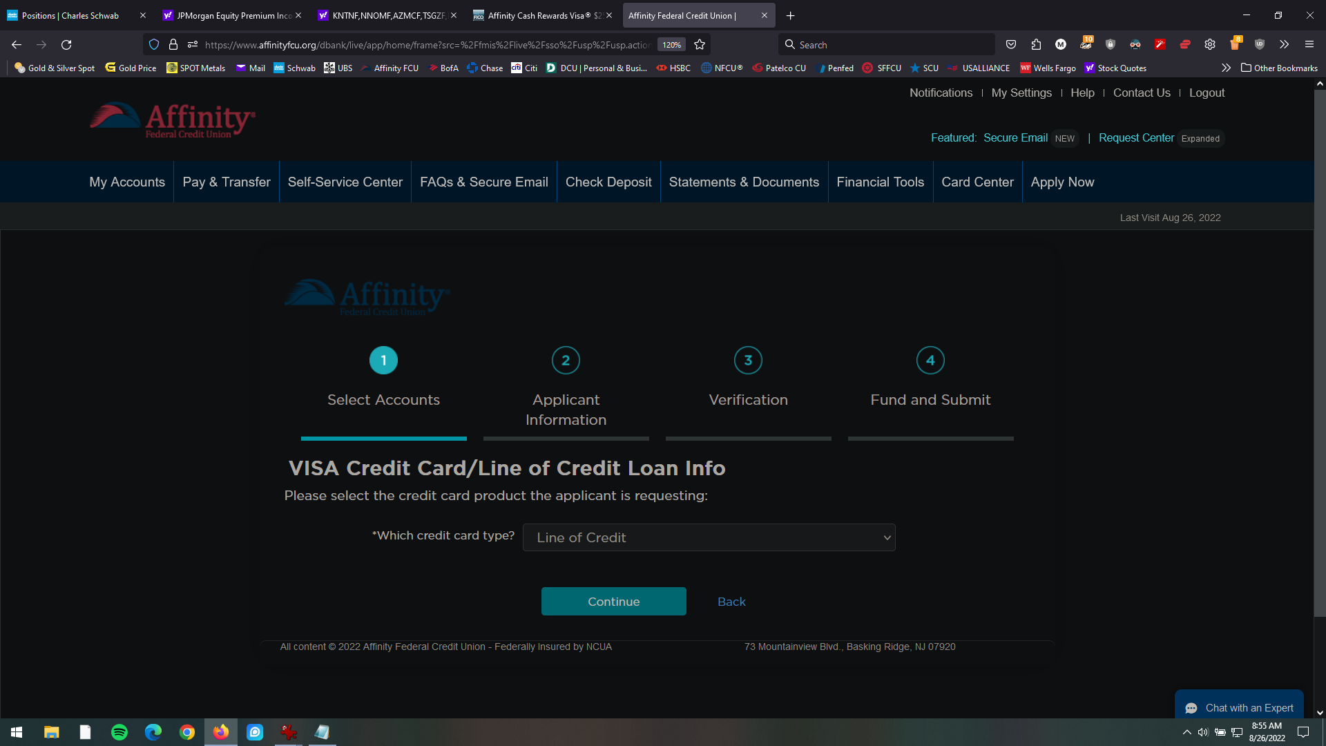 Affinity Cash Rewards Visa® $25,000.00 **Approval - myFICO® Forums ...