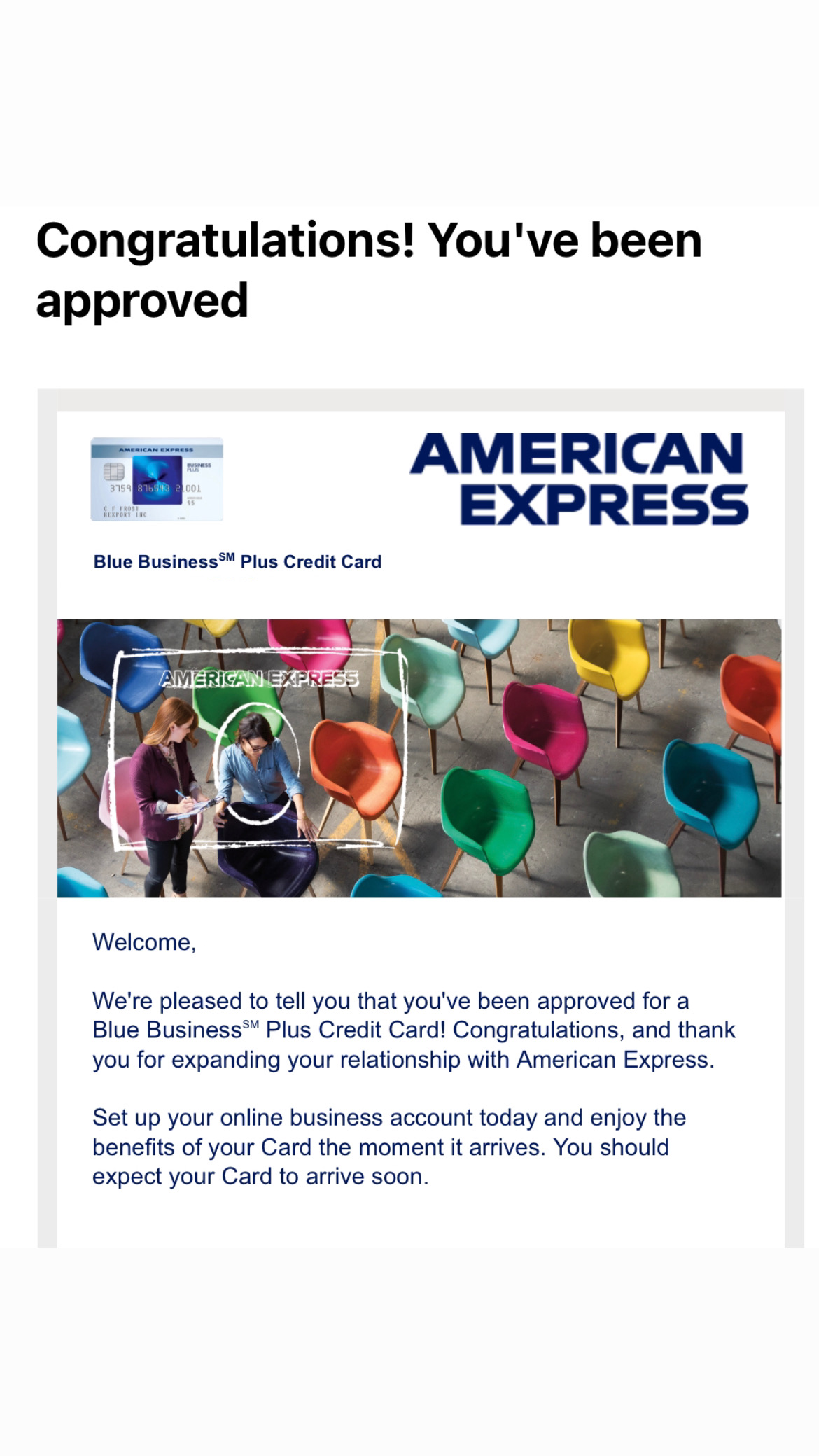 AMEX BBP Approval - myFICO® Forums - 6585920