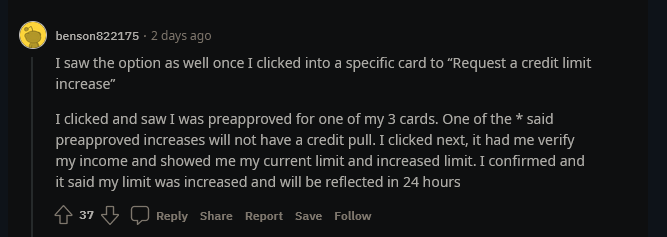 Chase CLI Feature through App - myFICO® Forums - 6596677