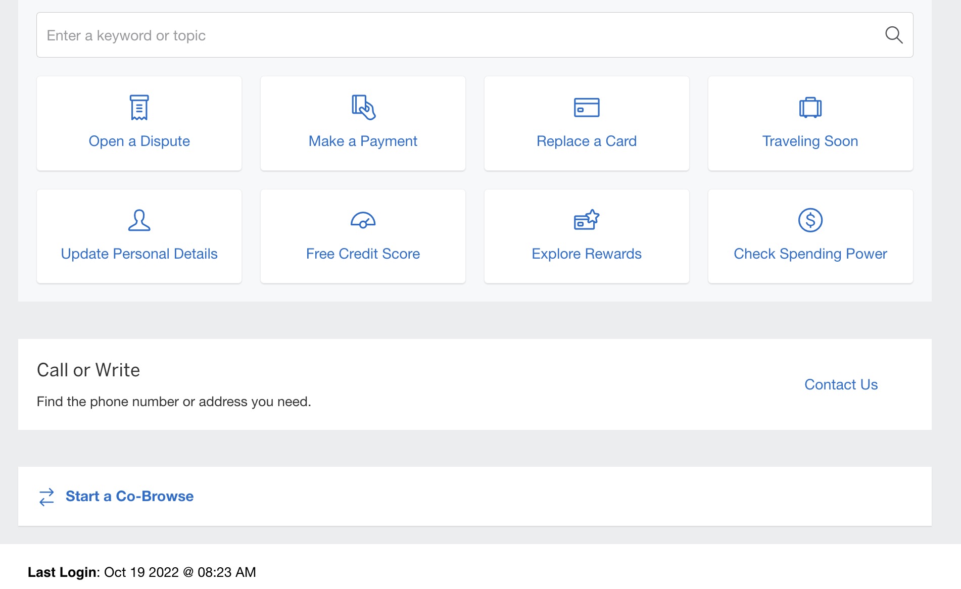 Amex disabled my online chat (Confirmed) - myFICO® Forums - 6605682