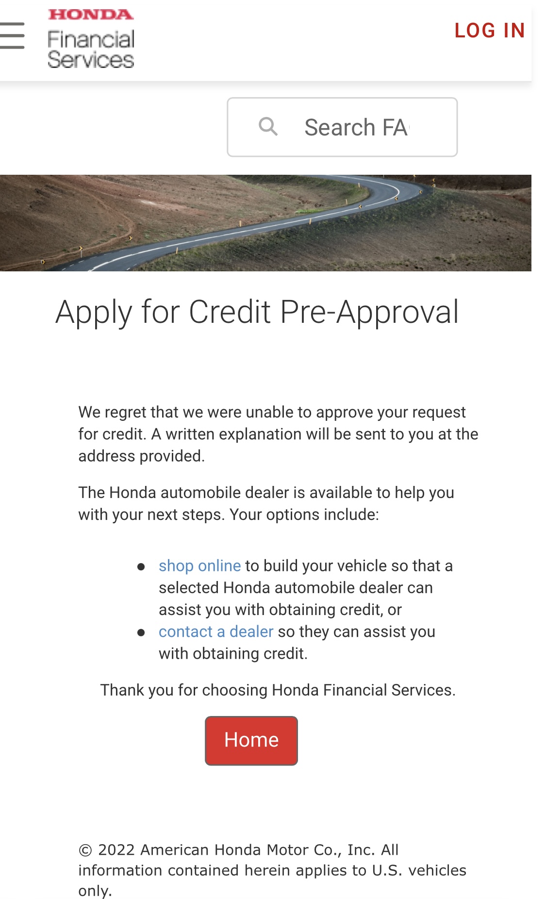 Honda Finance Denial no reasons - Page 2 - myFICO® Forums - 6628474