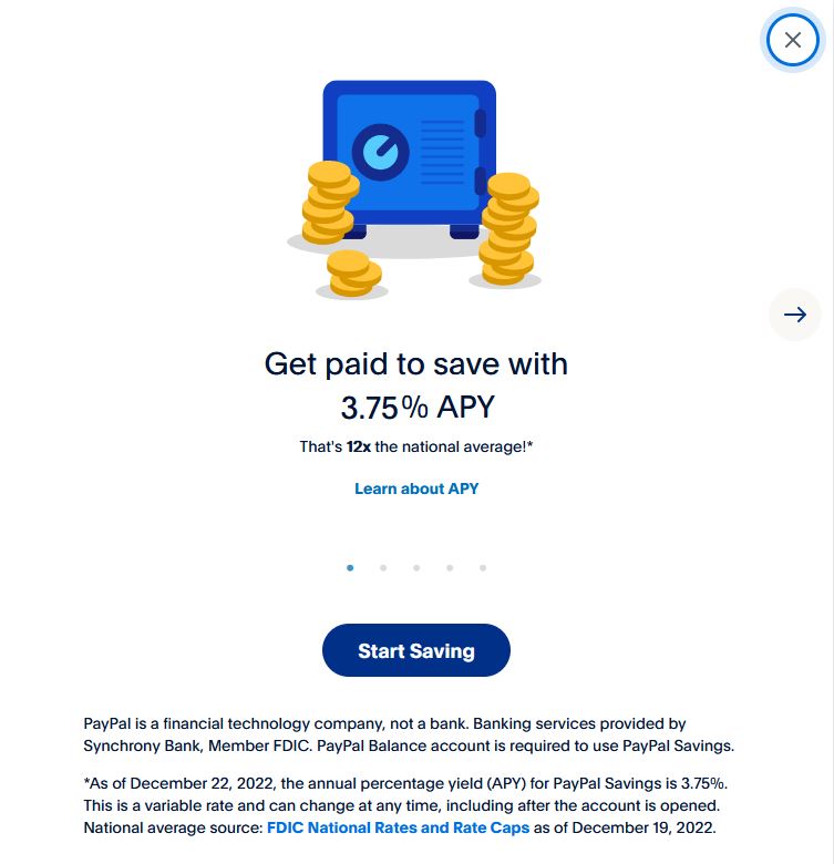 PayPal Savings Accout (Synchrony) -- POOF? - myFICO® Forums - 6644871