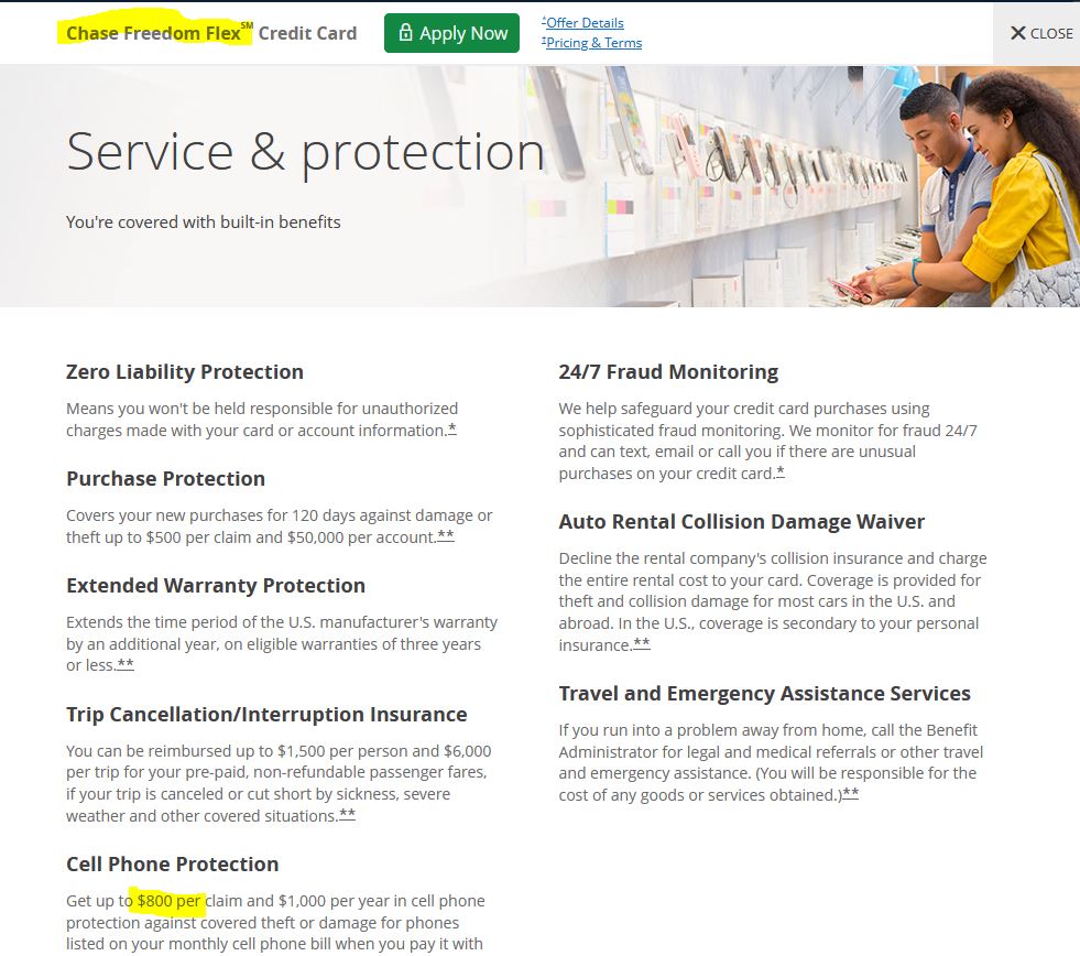 Best card for cell phone insurance - Page 2 - myFICO® Forums - 6654000
