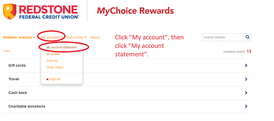 Redstone FCU Cash Back Category Lookup - myFICO® Forums - 6659209