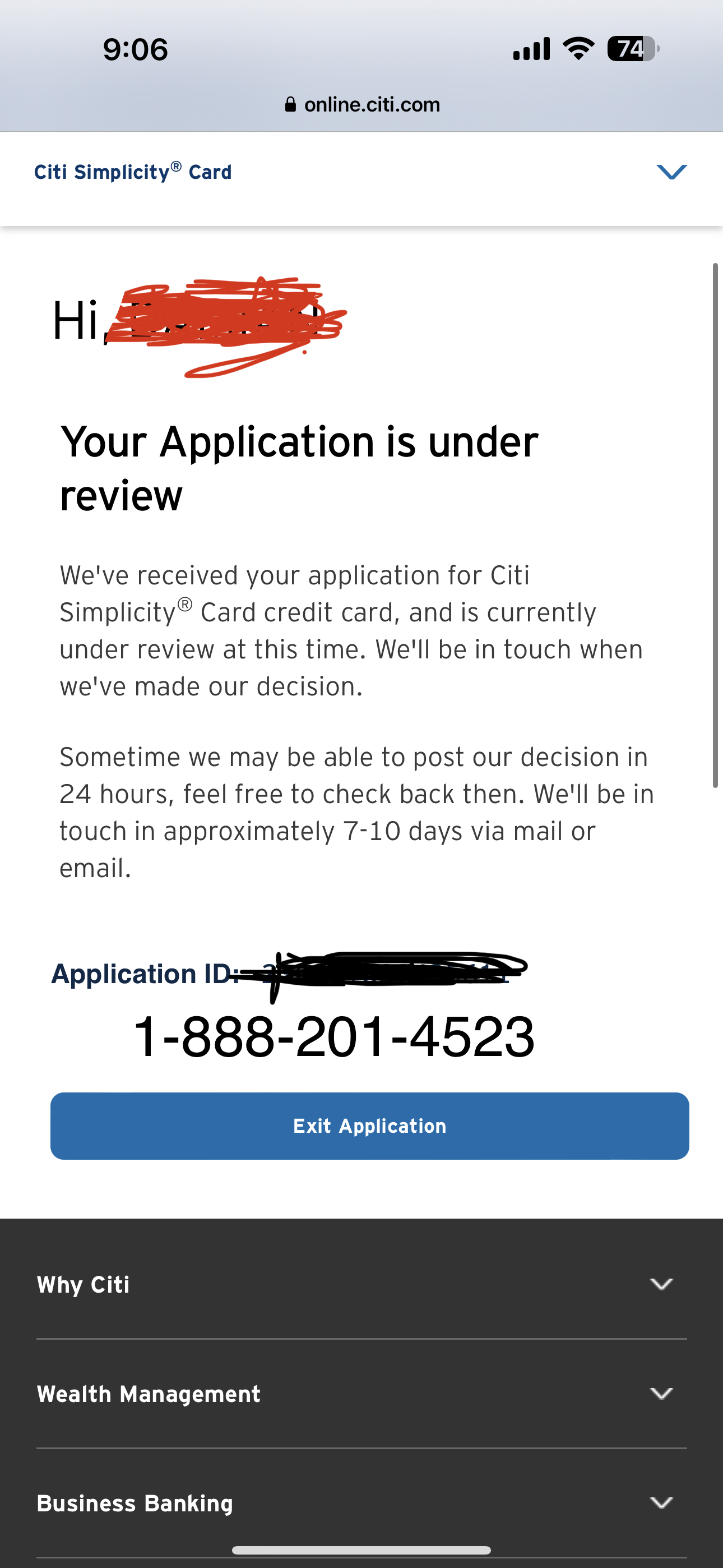 Citi bank simplicity approval! - myFICO® Forums - 6662915