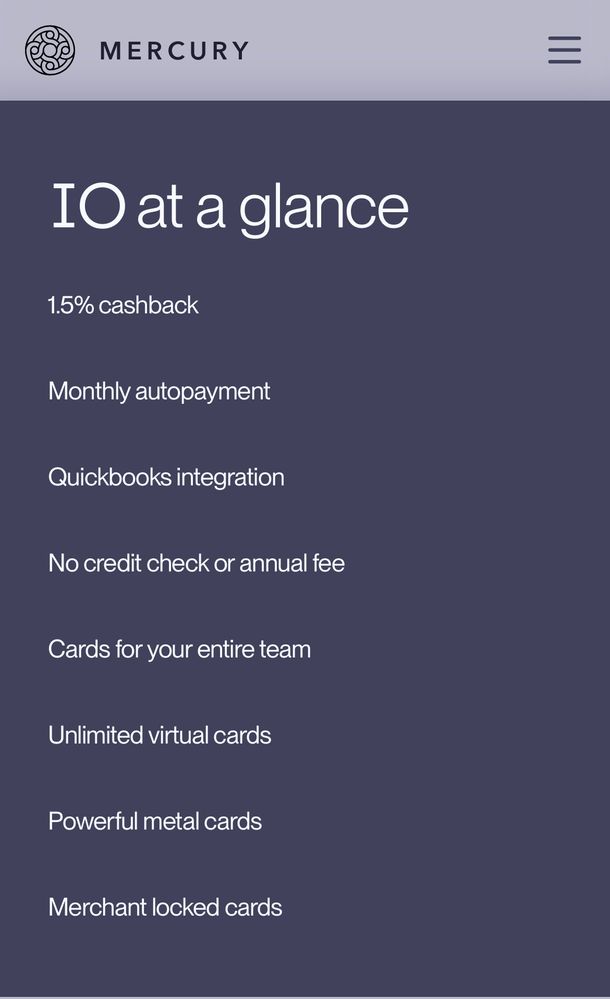 Anyone heard Mercury business credit card? - myFICO® Forums - 6667617