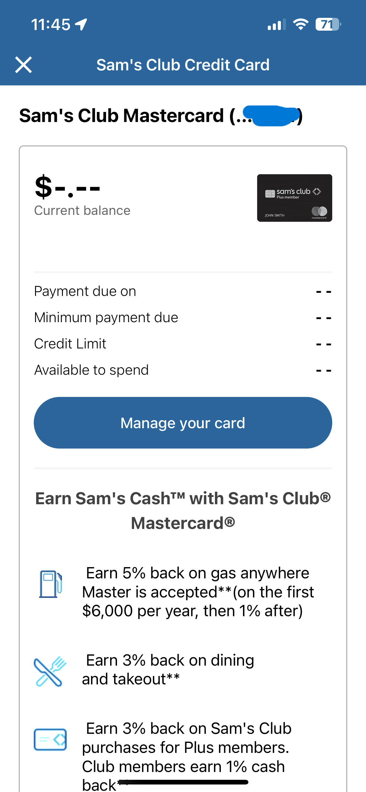 NO PG Sams Club Business Mastercard Instant Approv... - myFICO® Forums ...