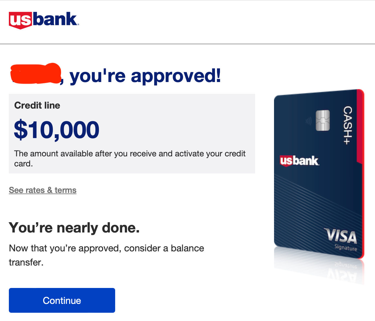 US Bank Cash+ approval - myFICO® Forums - 6706488