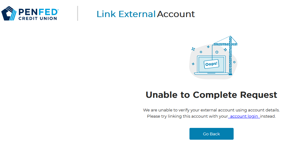 Penfed external account linking success? - myFICO® Forums - 6717508