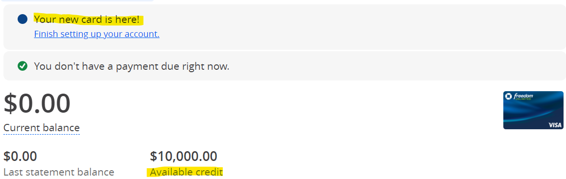 Chase Freedom Unlimited Approval And Recon - myFICO® Forums - 6737920