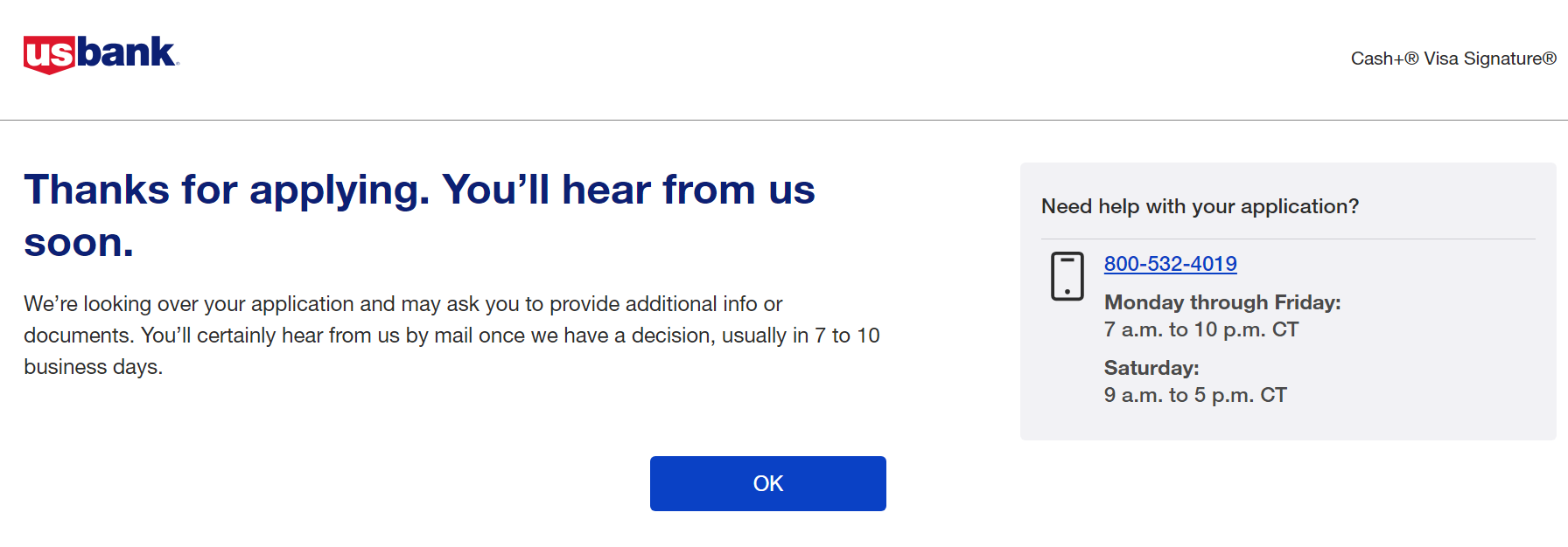 Is this a good sign with US Bank? - myFICO® Forums - 6739394