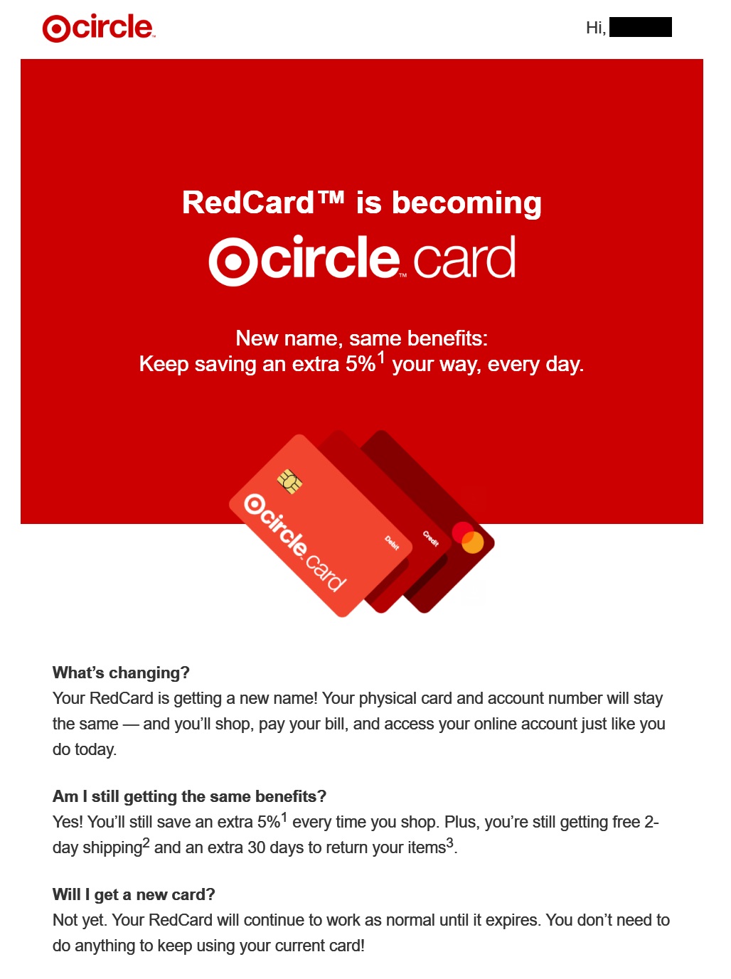 RedCard is becoming Target Circle Card - myFICO® Forums - 6750541