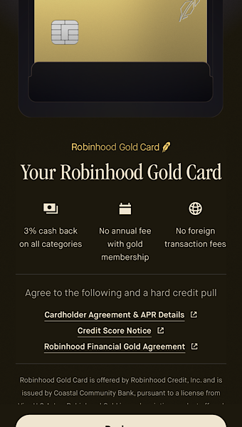 RobinHood credit card? - Page 2 - myFICO® Forums - 6748804