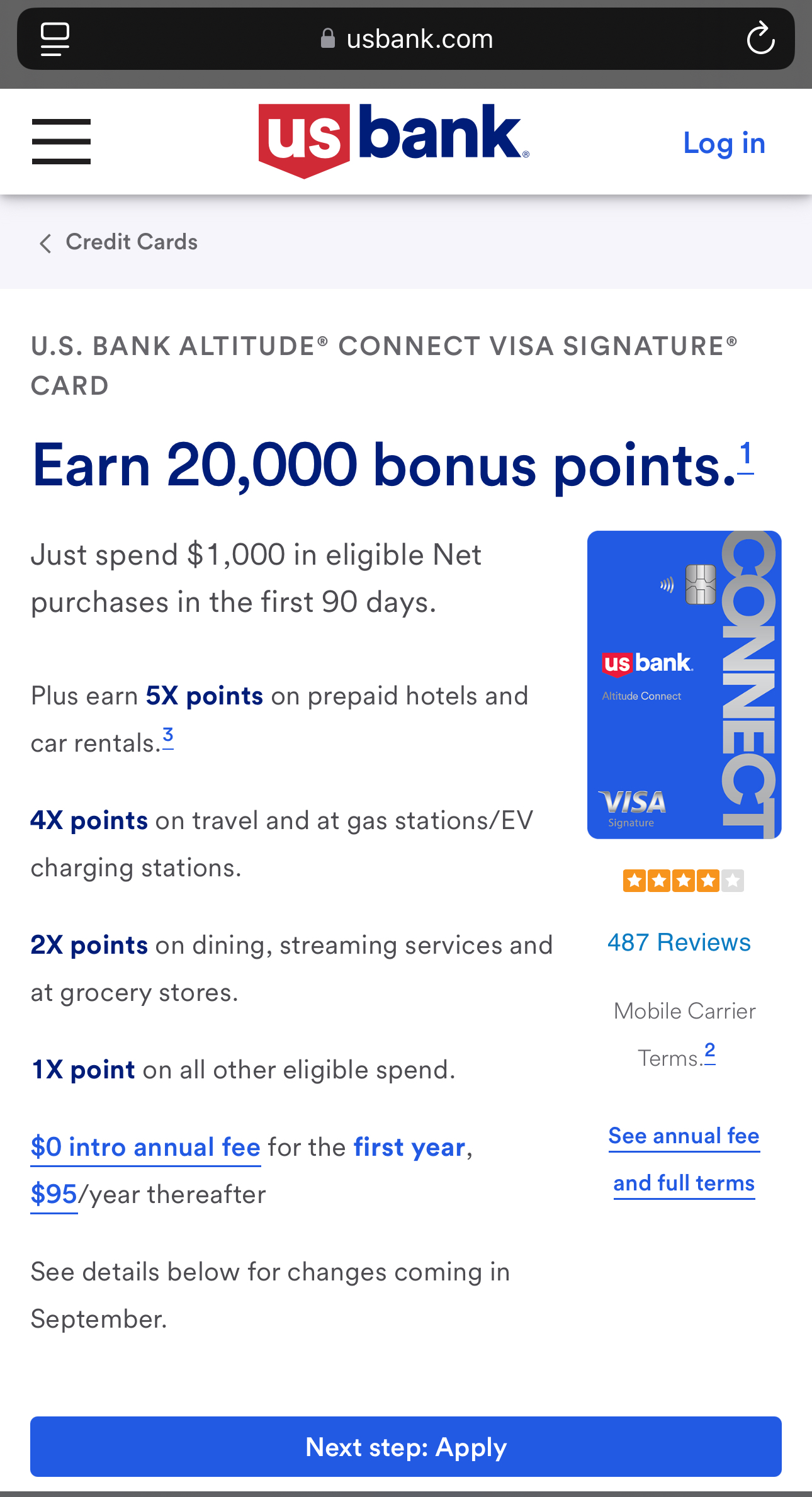 Approved - US Bank Altitude® Connect Visa Signatu... - myFICO® Forums ...