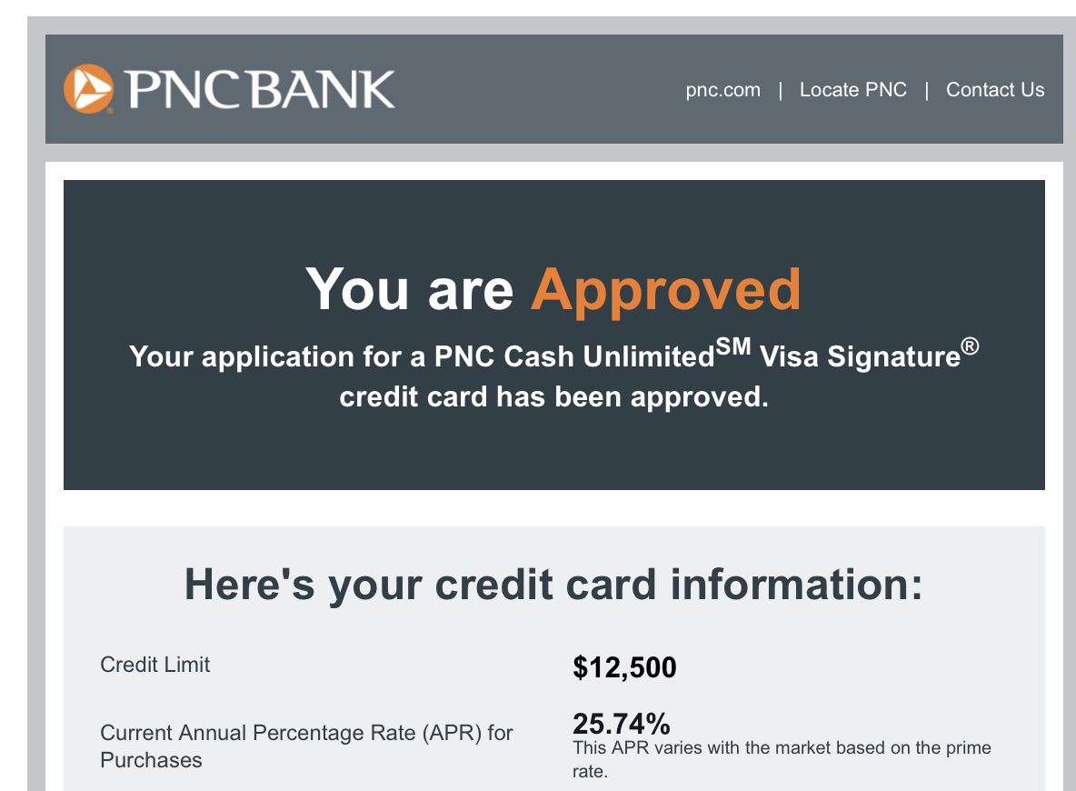 PNC Cash Unlimited- APPROVED - Page 2 - myFICO® Forums - 6790818