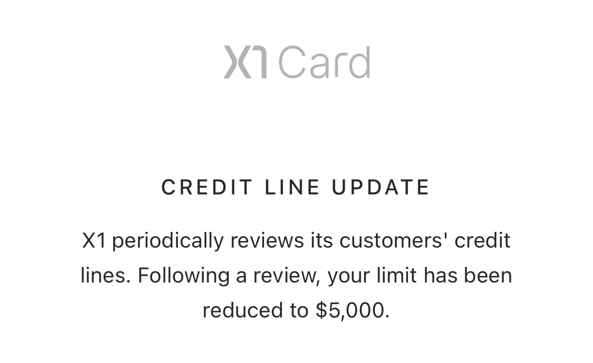 X1 card bye bye - myFICO® Forums - 6797932