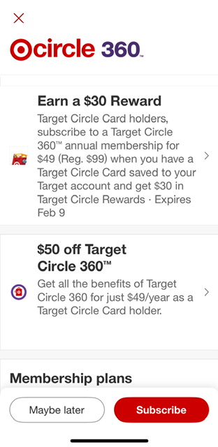 Target 360 membership promo - myFICO® Forums - 6809624