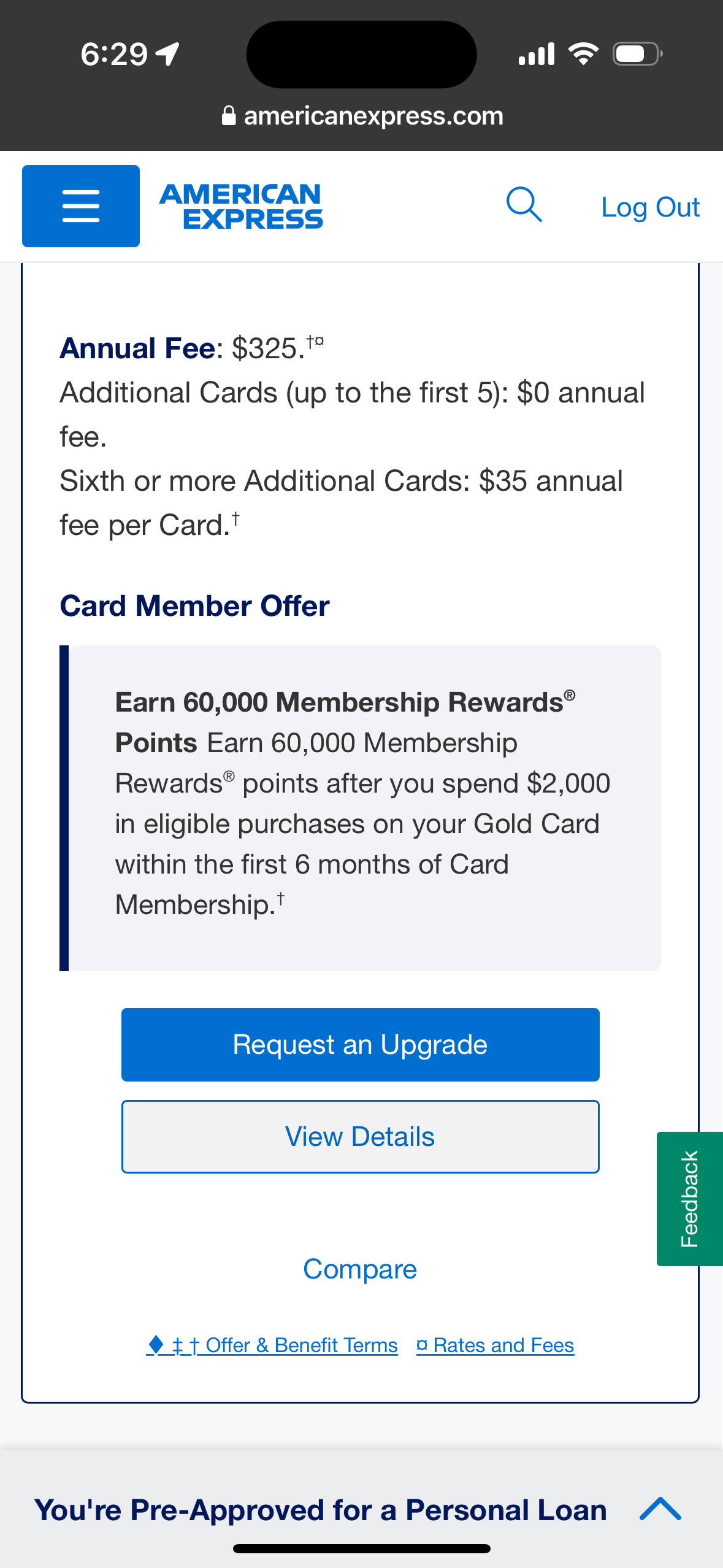 Amex Gold To Platinum Upgrade Offer