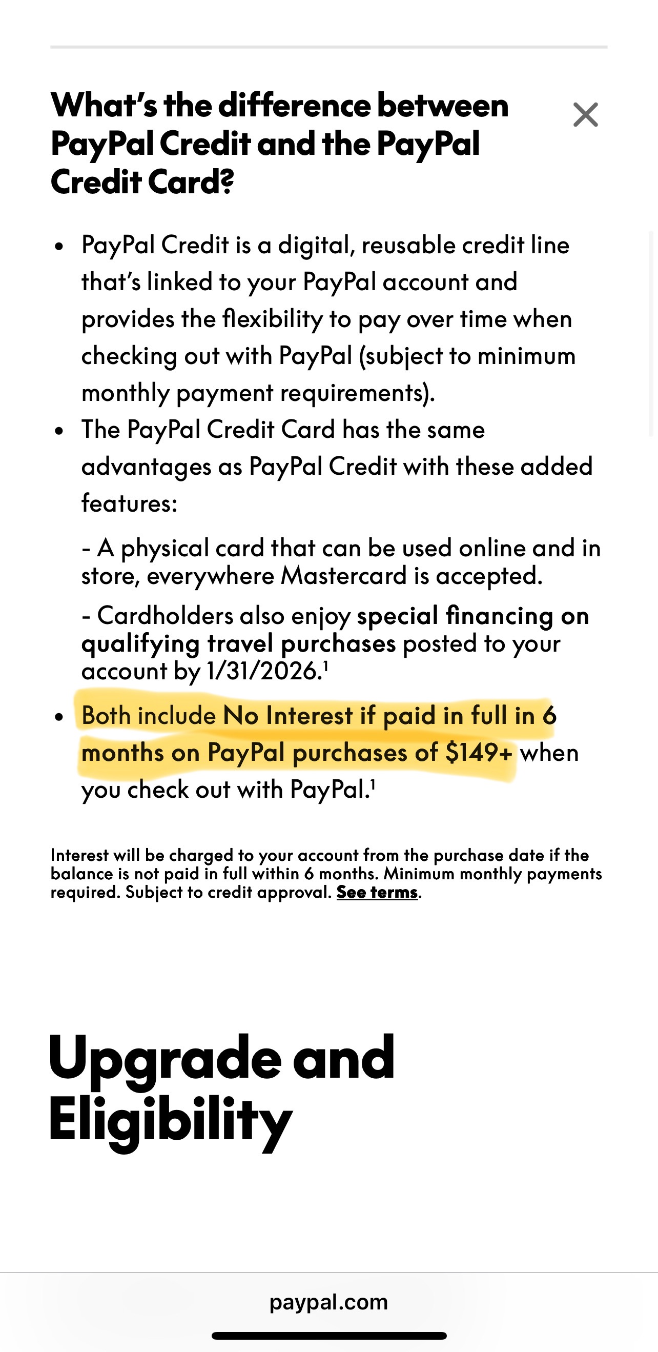Paypal Credit Card vs Paypal Credit. - myFICO® Forums - 6829941