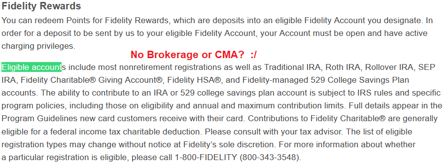 Fidelity card announces no minimum redemptions - Page 3 - myFICO ...