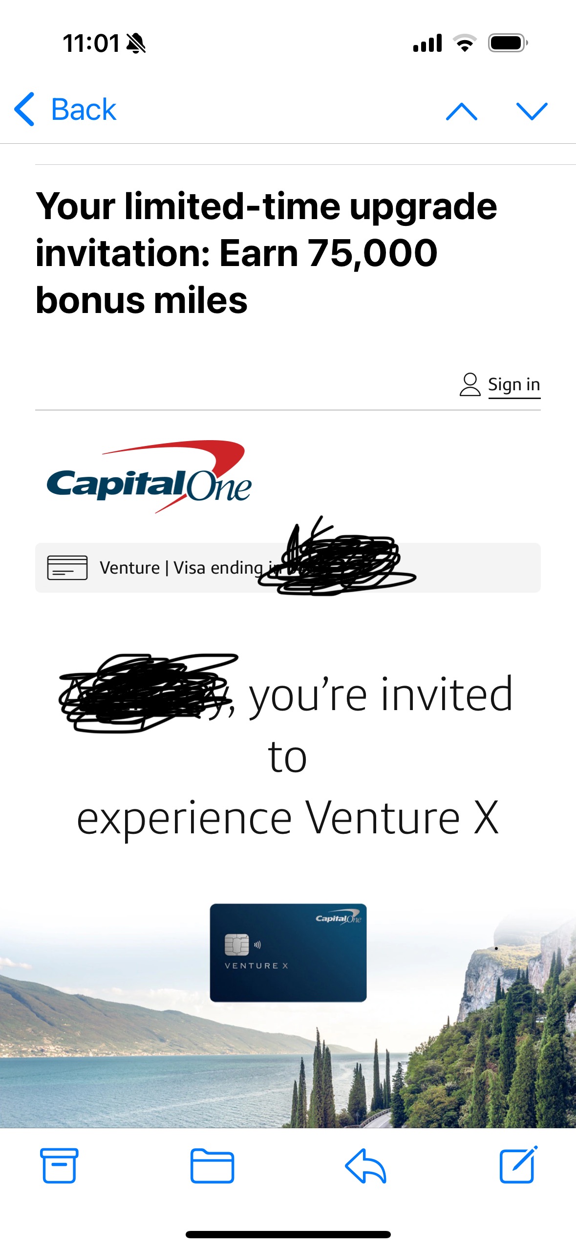 Upgrade Venture To Venture X
