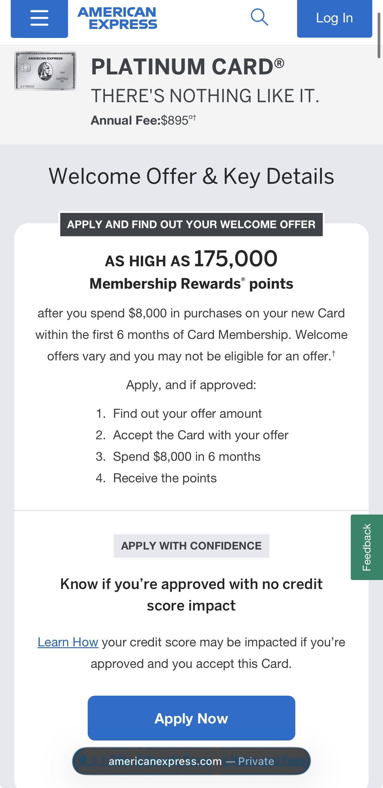 New Amex Platinum Refresh 2025 - myFICO® Forums - 6841658