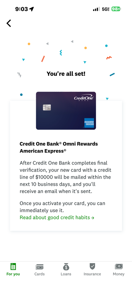 Credit One Omni Amex Card - myFICO® Forums - 6845262