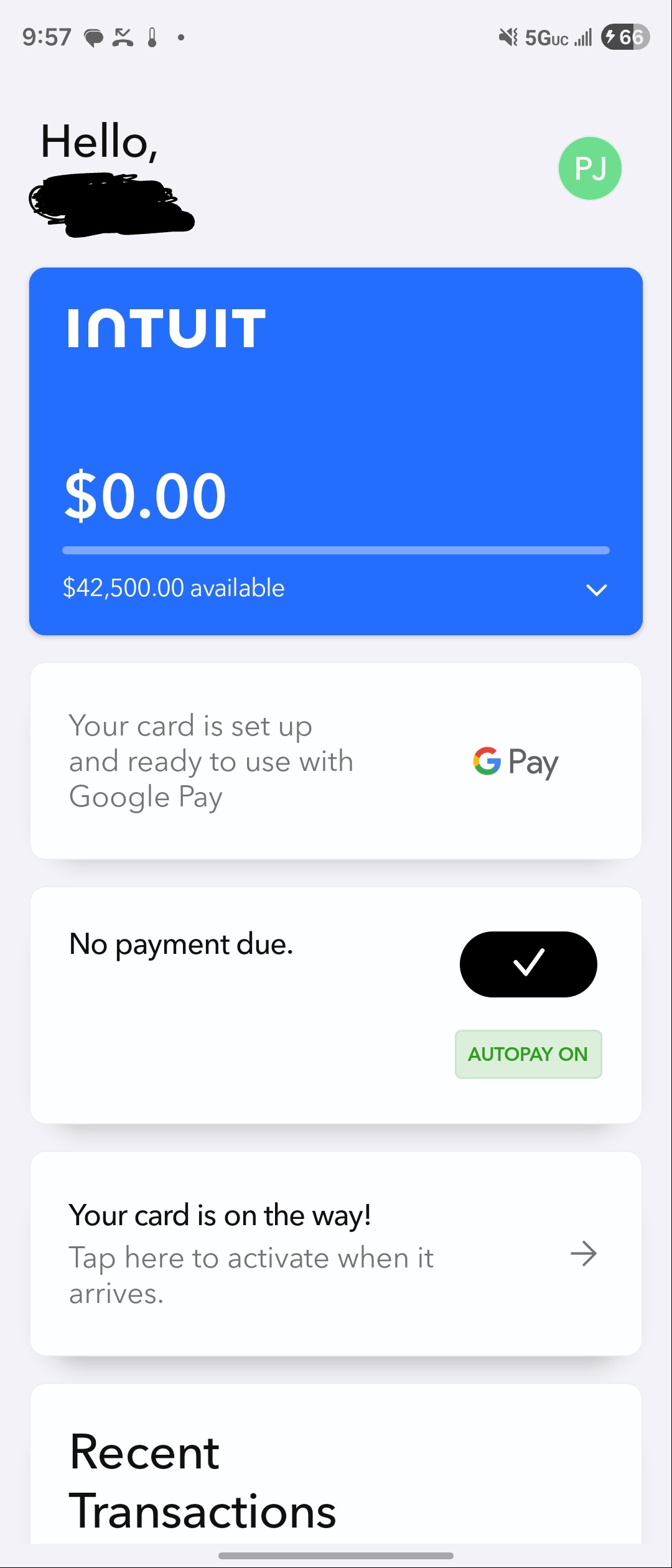 Intuit Credit Card Approved! - myFICO® Forums - 6854912